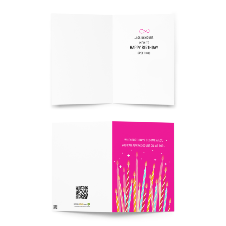 Infinite Happy Birthday Greetings – Birthday card / Greeting card ...